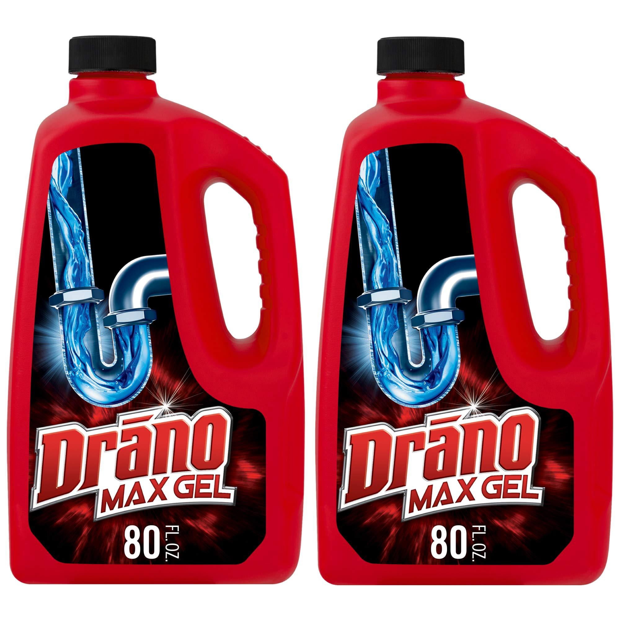 Drano Max Gel Clog Remover 80 Fl Oz 2 Count Walmart Drano Max Gel Clog Remover 80 Fl Oz 2 Count Walmart