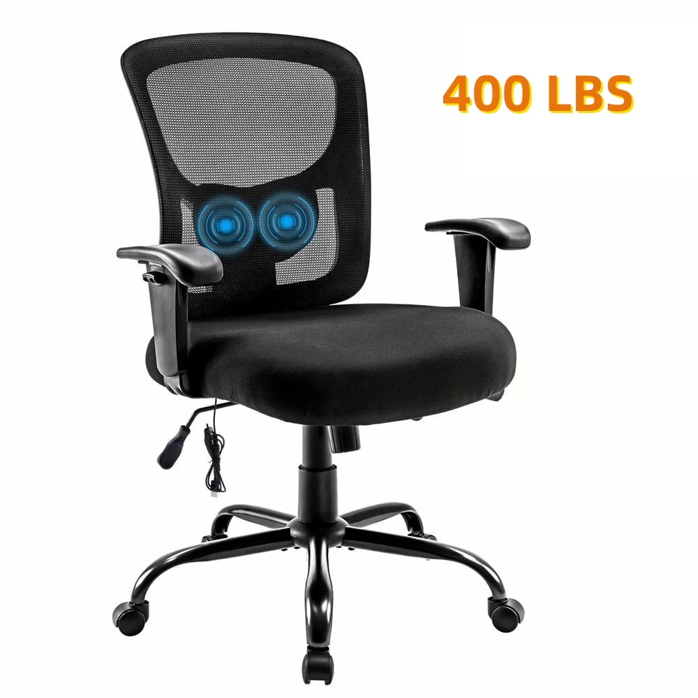 Mesh Desk Chairs Big and Tall Office Chair Ergonomic Computer Chair ...