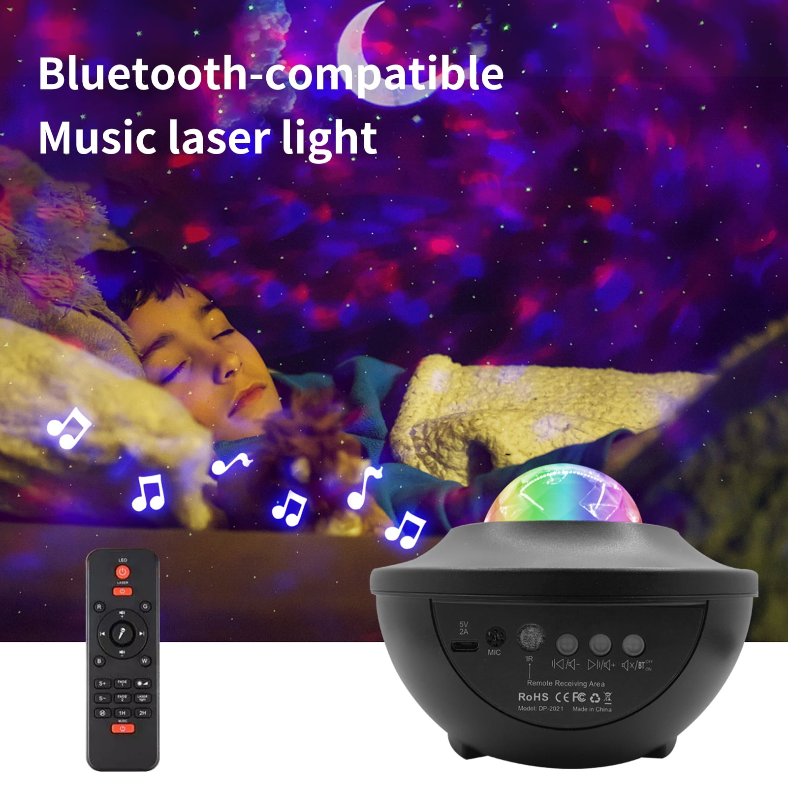 Starry Sky Projection Light Bluetooth-compatible Romantic LED Voice ...