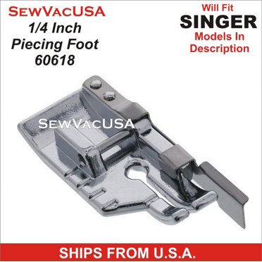 Singer Compatible 1/4 Inch Foot With Guide XC6800251 Fits Quantum ...