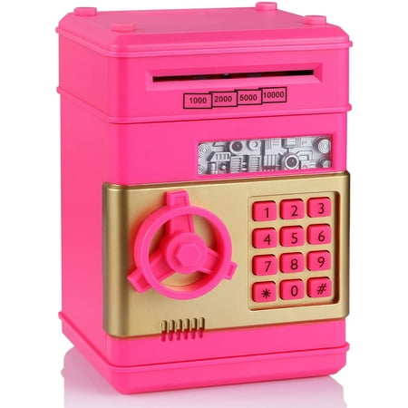 Piggy Bank for Boys Girls, Large Electronic Real Money Coin Bank with ...