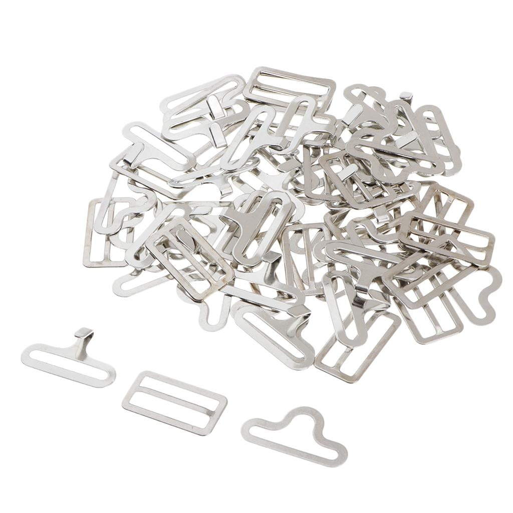 20 Sets Metal Adjustable Bow Tie Hardware Clip Set for Strap ...