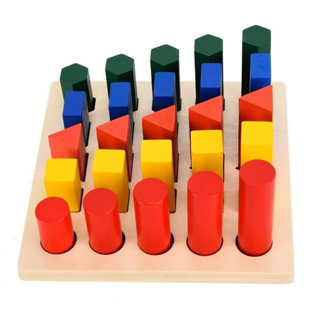 Wooden Classification Toy Montessori Sensory Teaching Aids Kindergarten ...