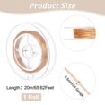 1Roll Copper Wire for Jewelry Craft Making Golden 24 Gauge 0.5mm about ...