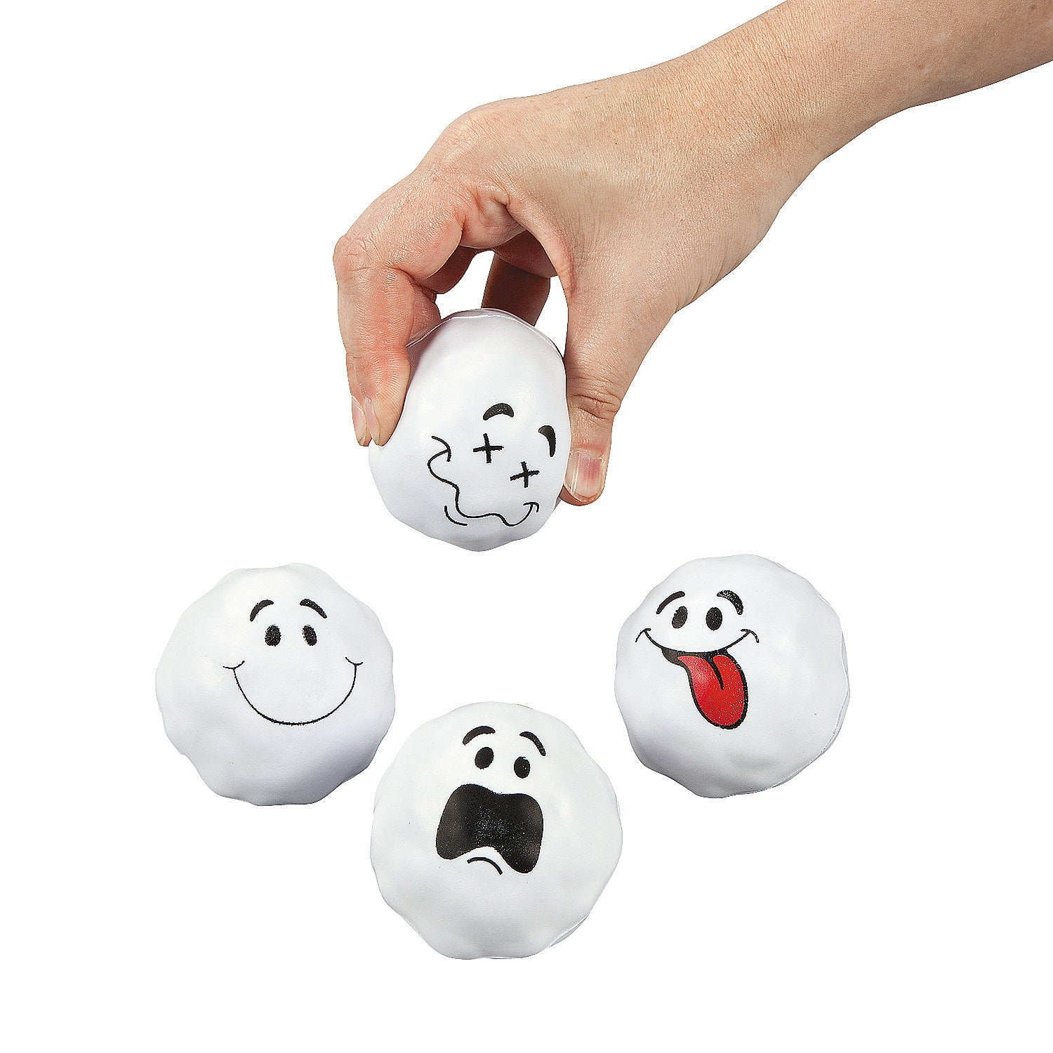 Fun Express - Snowball Stress Balls for Winter - Toys - Balls ...
