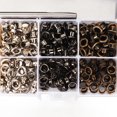 YAHHU 4.5mm (0.18 inches) Grommet Eyelet Kit with 480 Metal Eyelets in ...