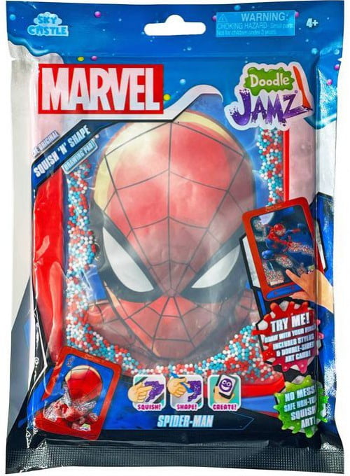 Doodle Jamz Marvel Spider-Man Squish N' Shape Drawing Pad - Walmart.com