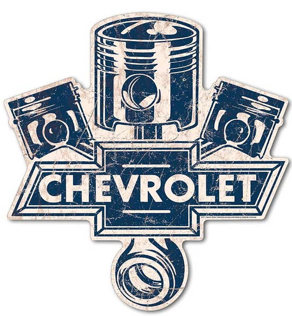 Chevrolet circle Metal Poster Chevrolet Metal Poster Chevrolet Circle ...