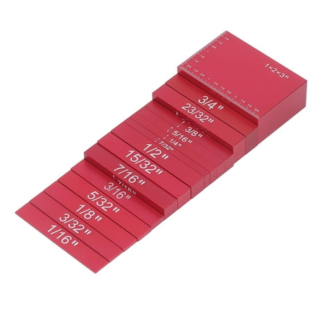 Height Gauge Block, Height Gauge Set Accurate Scale 15Pcs 100 ...