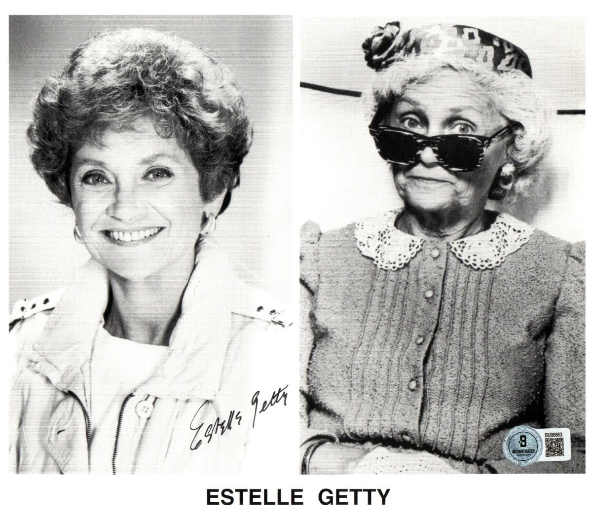 Estelle Getty Signed Autographed 8X9 Photo Golden Girls BAS BU96863 ...