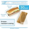 Lot45 Small Takeout Cardboard Storage Packaging - 30pk 7.5in Disposable ...