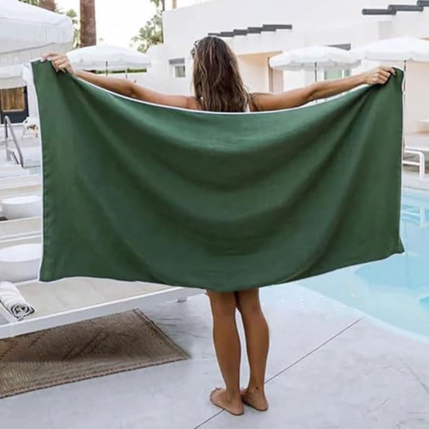 Toalla de baño magnética para exteriores, toalla de secado rápido para ...