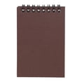 3x5 Top Wirebound Notepad Coffee, Pocket Size Memo Book 50 Sheets ...