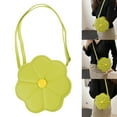 Elegant Shoulder Bag With Flower Shaped PU Leather Crossbody Purse ...