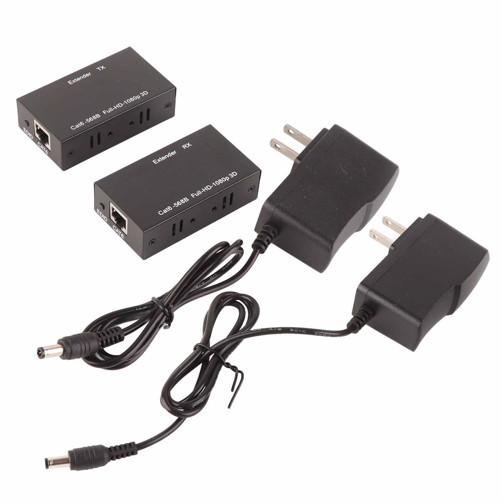 Extensor HDTV FHD 1080P 60Hz 65.6yd 24AWG CAT6e Extensor de metal ...