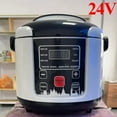 ZHNGRN Ideal Compact Mini 2L Rice Cooker for Car Truck Soup Porridge ...