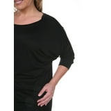 Women's Plus Size Dolman Top - Walmart.com