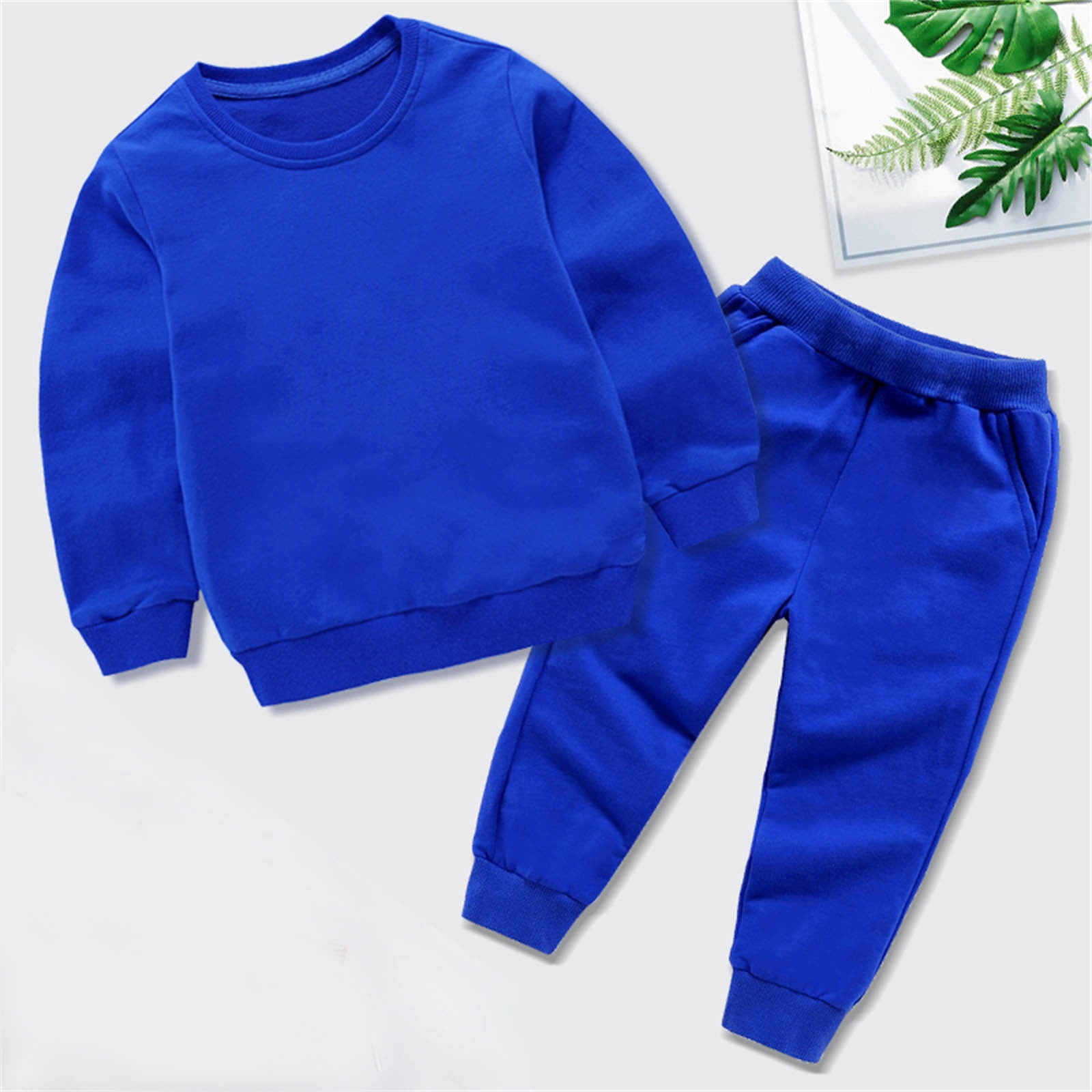 Click here for Zanvin 2pcs Kids Fleece Jogger Outfits Boys Girls... prices