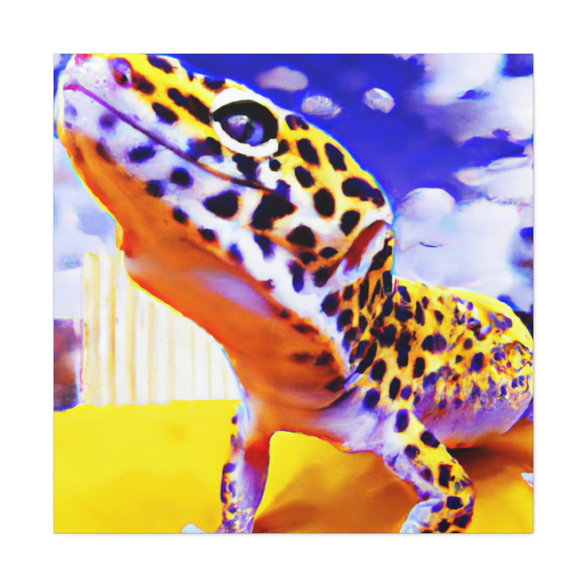 Leopard Gecko Pop Art - Canvas - Walmart.com