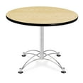 OFM Model LT36RD 36" Multi-Purpose Round Table with Chrome-Plated Steel ...