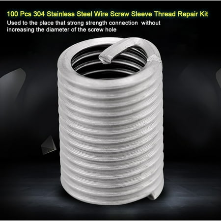 304 Stainless Steel Insert Assortment Kit Wire Thread Inserts Stainless ...