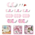 FRCOLOR Confetti Balloon Set Gender Shower Arch Kit Pink Balloons ...