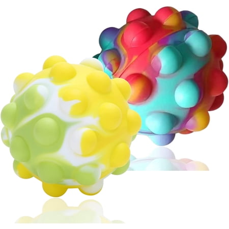 Pop Stress Balls Fidget Toys - 3D Pop Ball It Fidget Toys - Push Pop ...