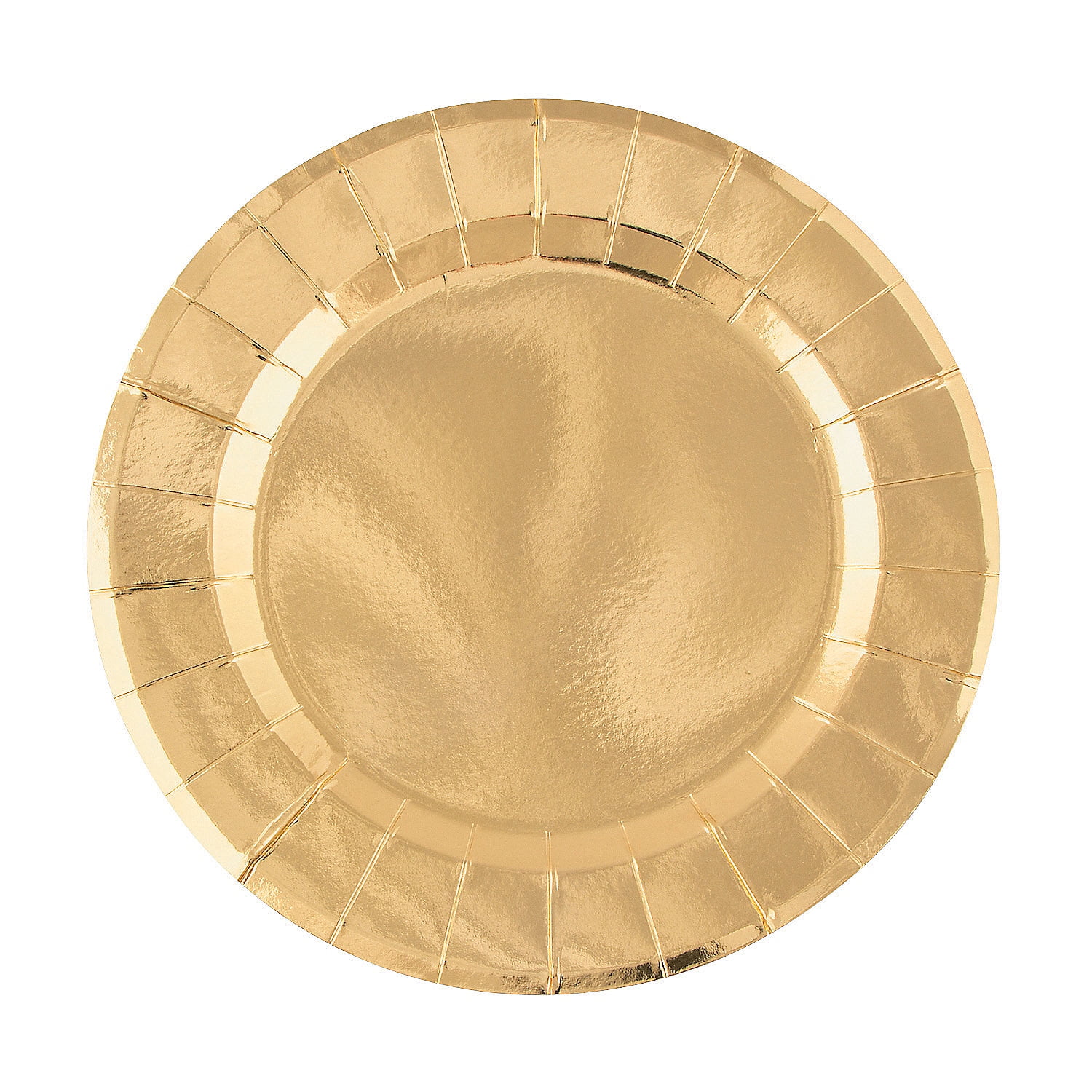 Gold Paper Chargers (25Pc) - Party Supplies - 25 Pieces - Walmart.com