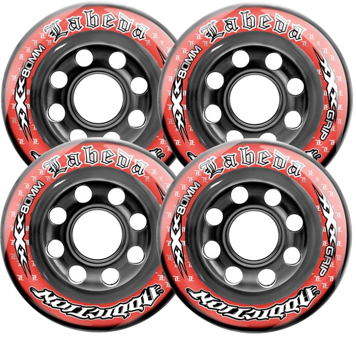 LABEDA WHEELS Inline Roller Hockey ADDICTION XXX 72mm 81A 4-PACK Skate ...