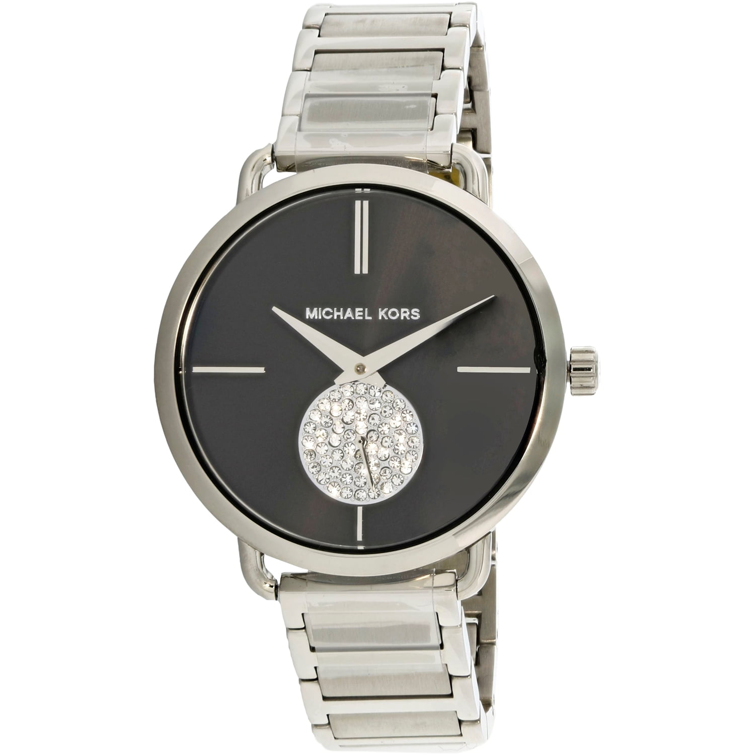 Michael Kors Women's Portia MK3638 Silver Stainless-Steel Swiss Parts ...