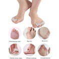 2Pairs Toe Separators Toe Spacers for Women Men to Correct Bunion ...