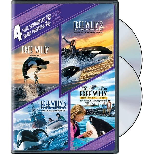 FREE WILLY COLLECTION: 4 FILM FAVORITES [DVD] [CANADIAN; FRENCH ...