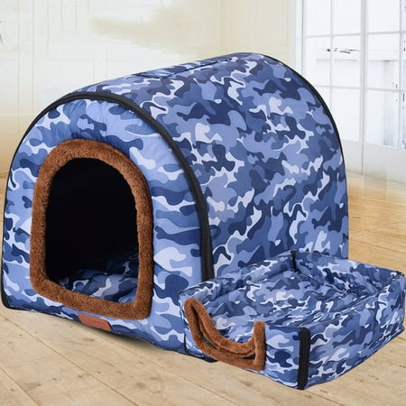 Homeex Pet Big Dog House Fully Removable And Washable Pet Kennel ...