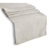 Aiking Home (Pack of 12) Solid Faux Silk Table Runner, Slate Blue-Size ...