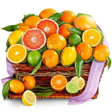 Golden State Fruit Happy Birthday Cheese, Nuts & Fresh Fruit Gift ...