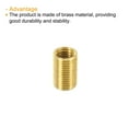 Uxcell M10 to M8 Sleeve Reducing Nut 15mm Long Threaded Hollow Tube ...