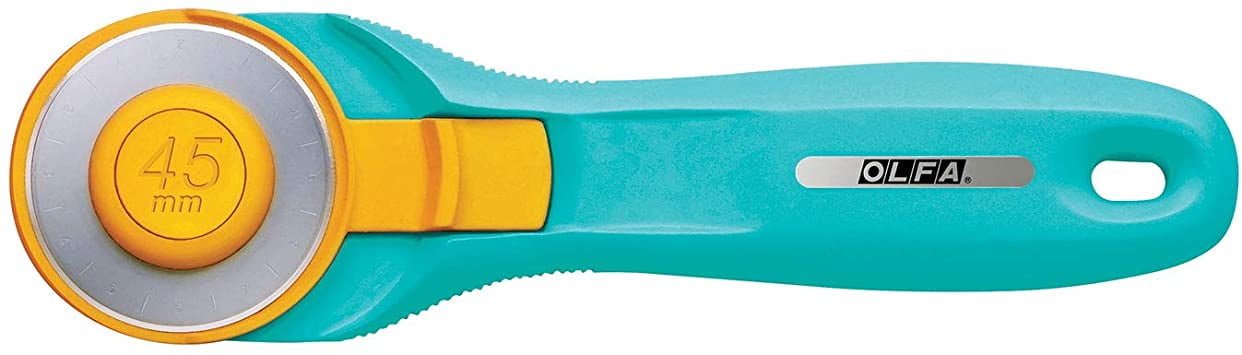 Olfa 45mm Rotary Cutter Splash Blue - Walmart.com