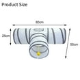 Cat Tunnel Tube for Indoor Cats Portable Cat Toys Collapsible with ...