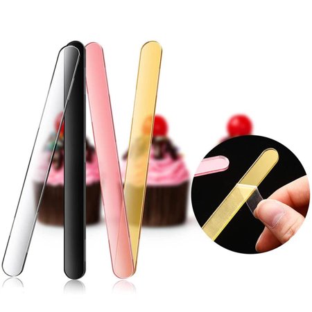 50Pcs Acrylic Cake Sticks Reusable Popsicle Sticks Ice Cream for DIY ...