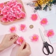 100Pcs Cloth Artificial Flower Head for Wedding Aisle Centerpieces ...