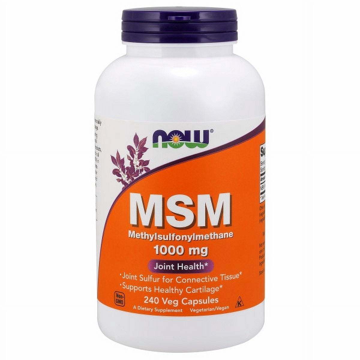 Supplement Now Foods M.S.M 240 cápsulas (paquete de 4) | Bodega Aurrera ...