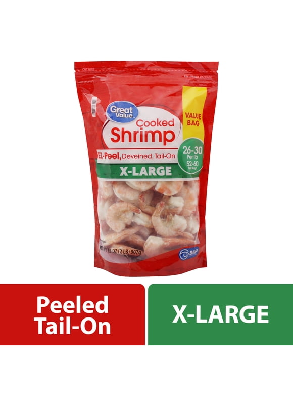 Cooked Shrimp in Seafood Meal Options - Walmart.com