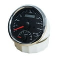 85mm GPS Speedometer 0-125 MPH 0-200 MPH Tachometer Left Right ...