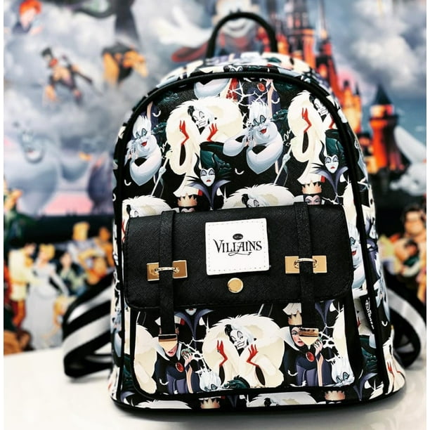 KBNL - Disney's Villains - 11" Faux Leather Mini Backpack - Walmart.com ...