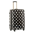 Jetstream 28-inch Hardside Rolling Spinner Checked Luggage, White Dots ...