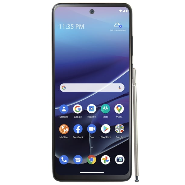 Straight Talk Motorola Moto G Stylus 5G (2022), 128GB, Black - Prepaid ...