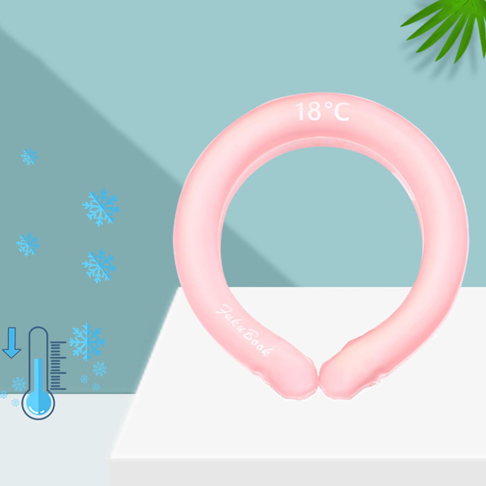 Hot Summer Wearable Neck Cooling Tube Cold Gel Ice Pack Heatstroke ...