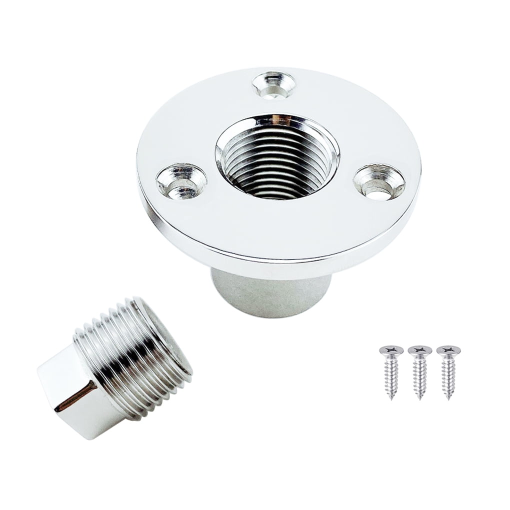 Elenxs Boat Garboard Drain Stopper Thread Draining Tool Kayak Hardware ...