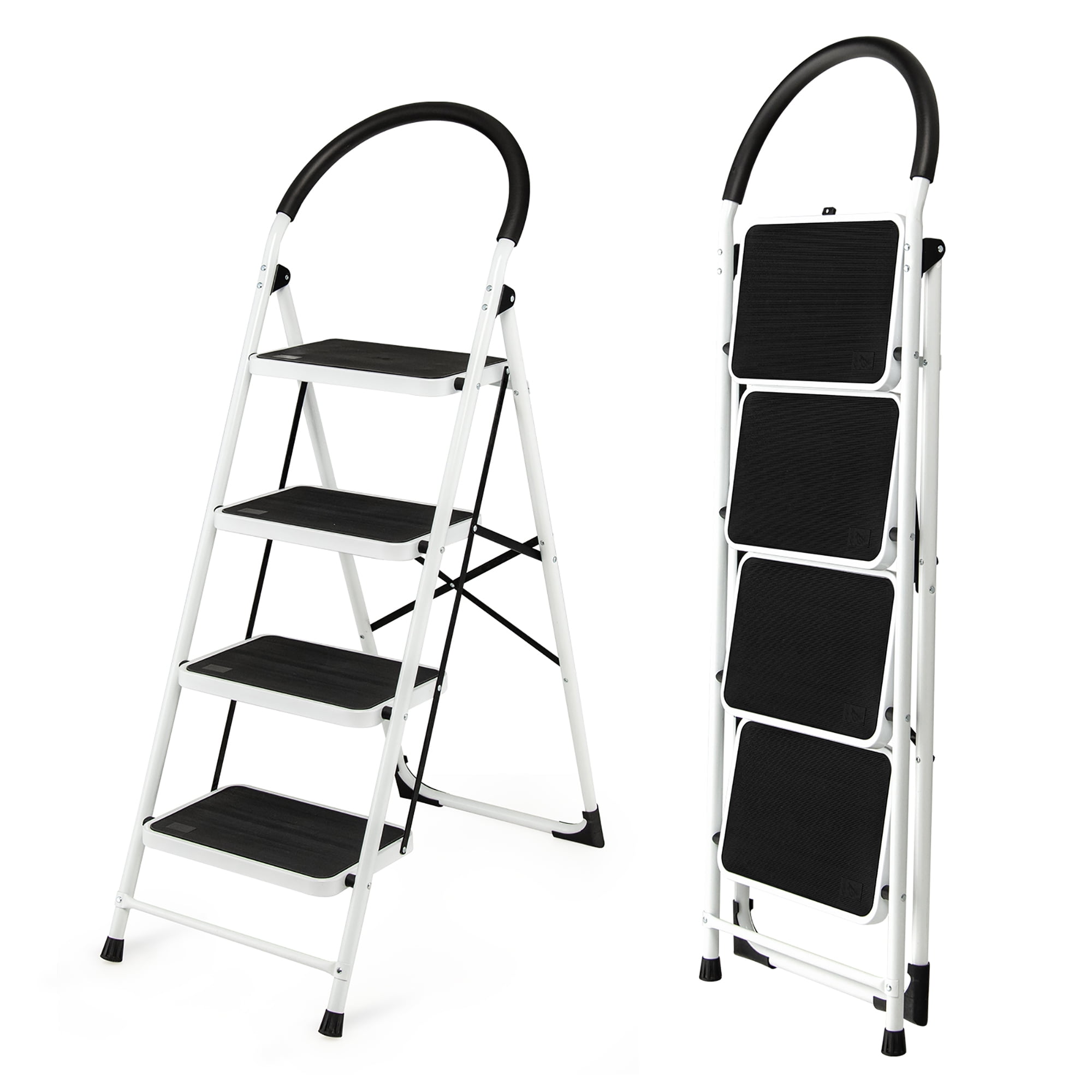Click here for Costway 4 Step Ladder Folding Stool Heavy Duty 330... prices