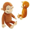 "Curious George Jumbo Soft Plush Monkey Stuffed Animal Doll, 23.5 ...